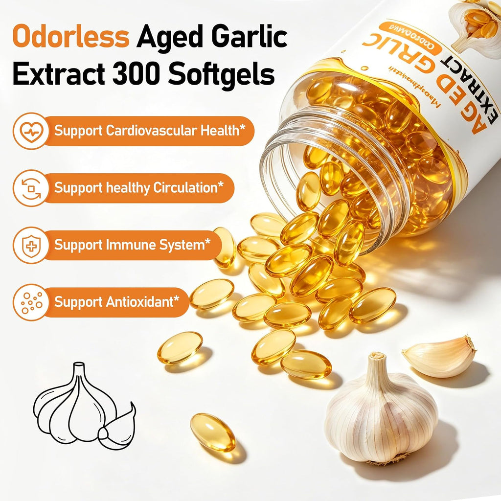 natural odorless garlic capsules