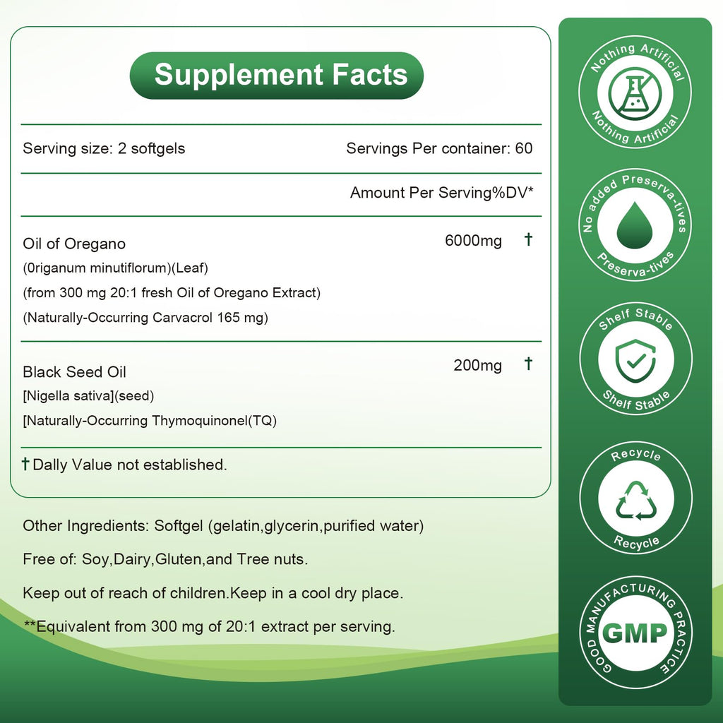 natural oil of oregano benefits