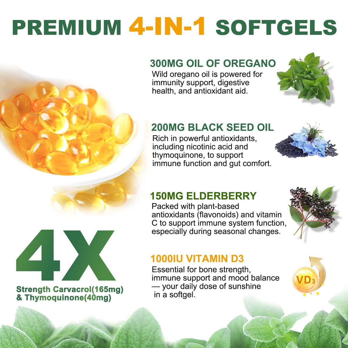 natural oil of oregano supplement