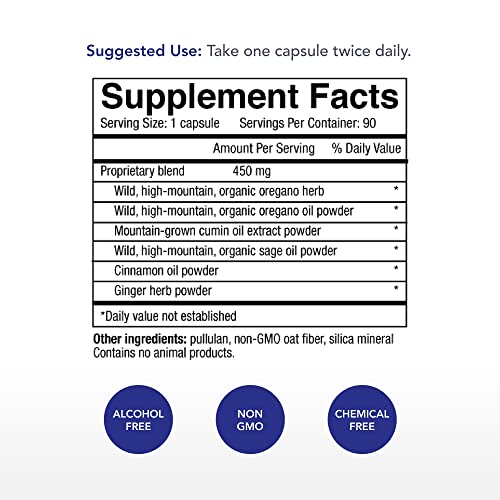 natural oil of oregano supplement