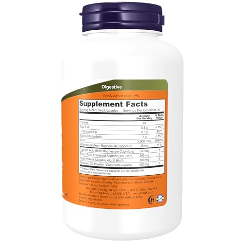 natural oil of oregano supplement