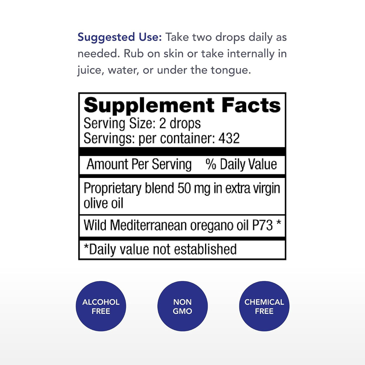 natural oil of oregano supplement