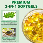 Natural oil of oregano with black seed