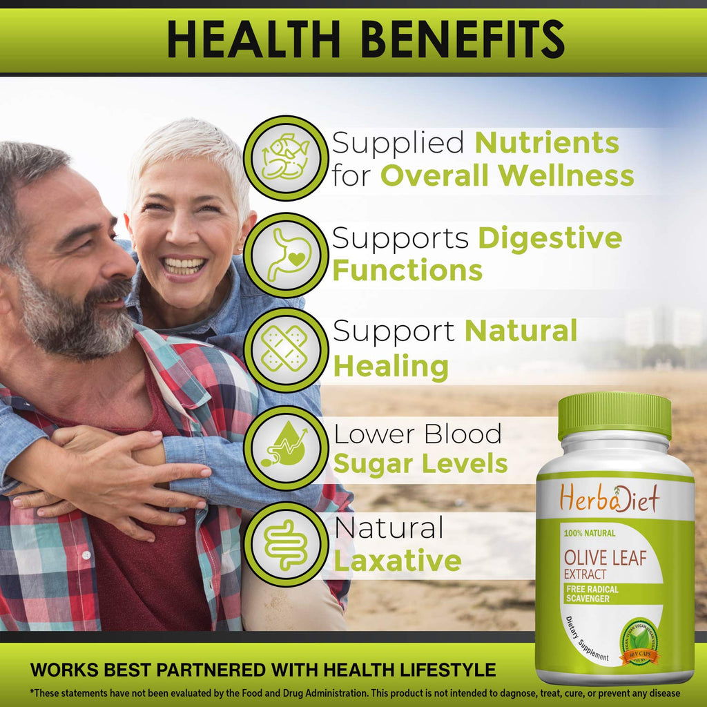 natural olive leaf extract capsules