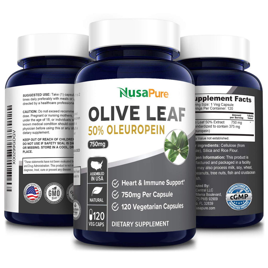 natural olive leaf health benefits