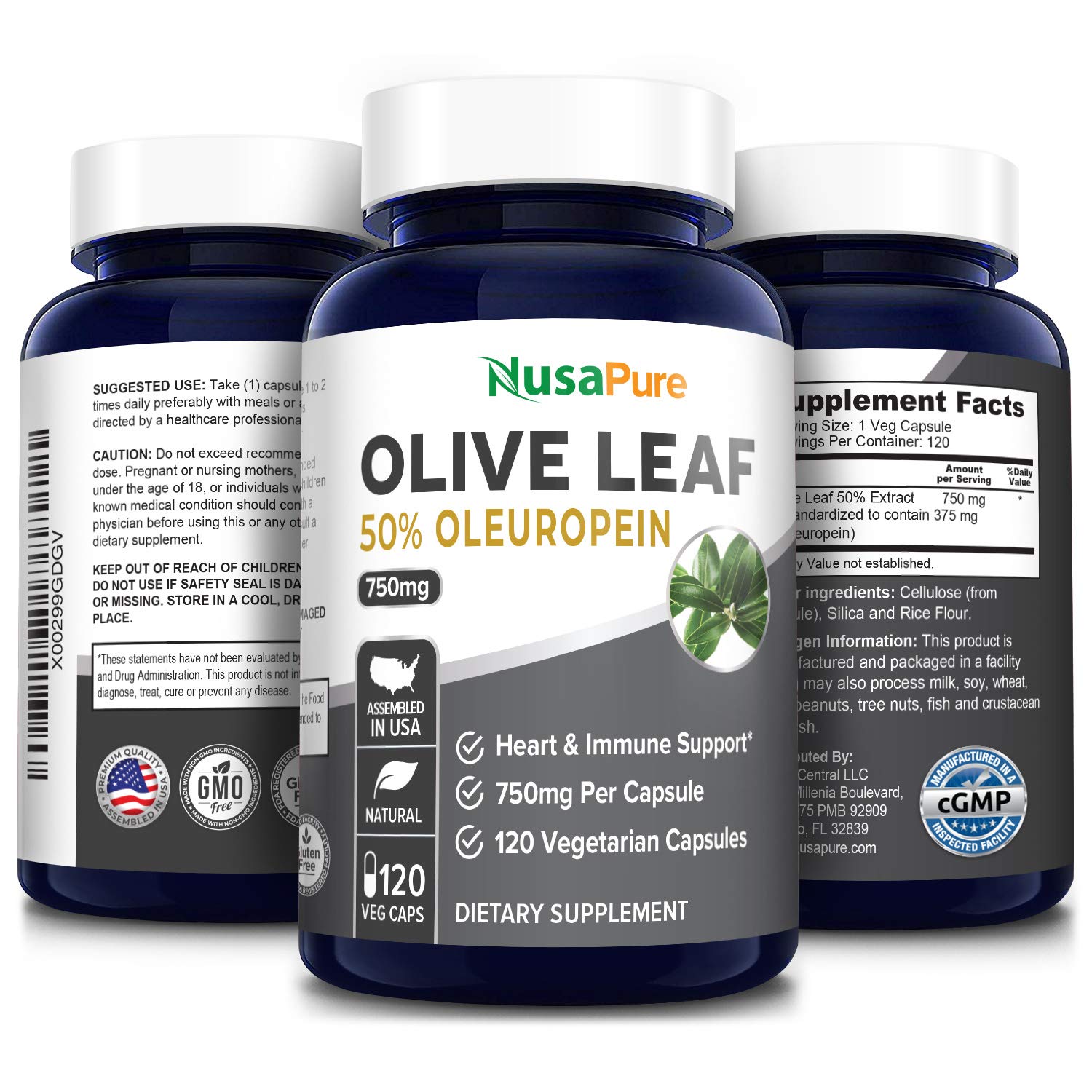 natural olive leaf health benefits