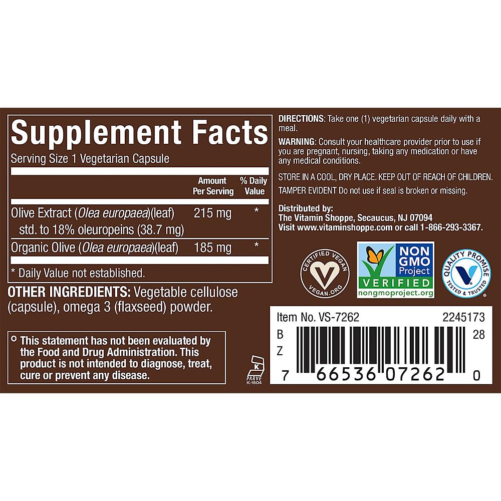 natural olive leaf health benefits