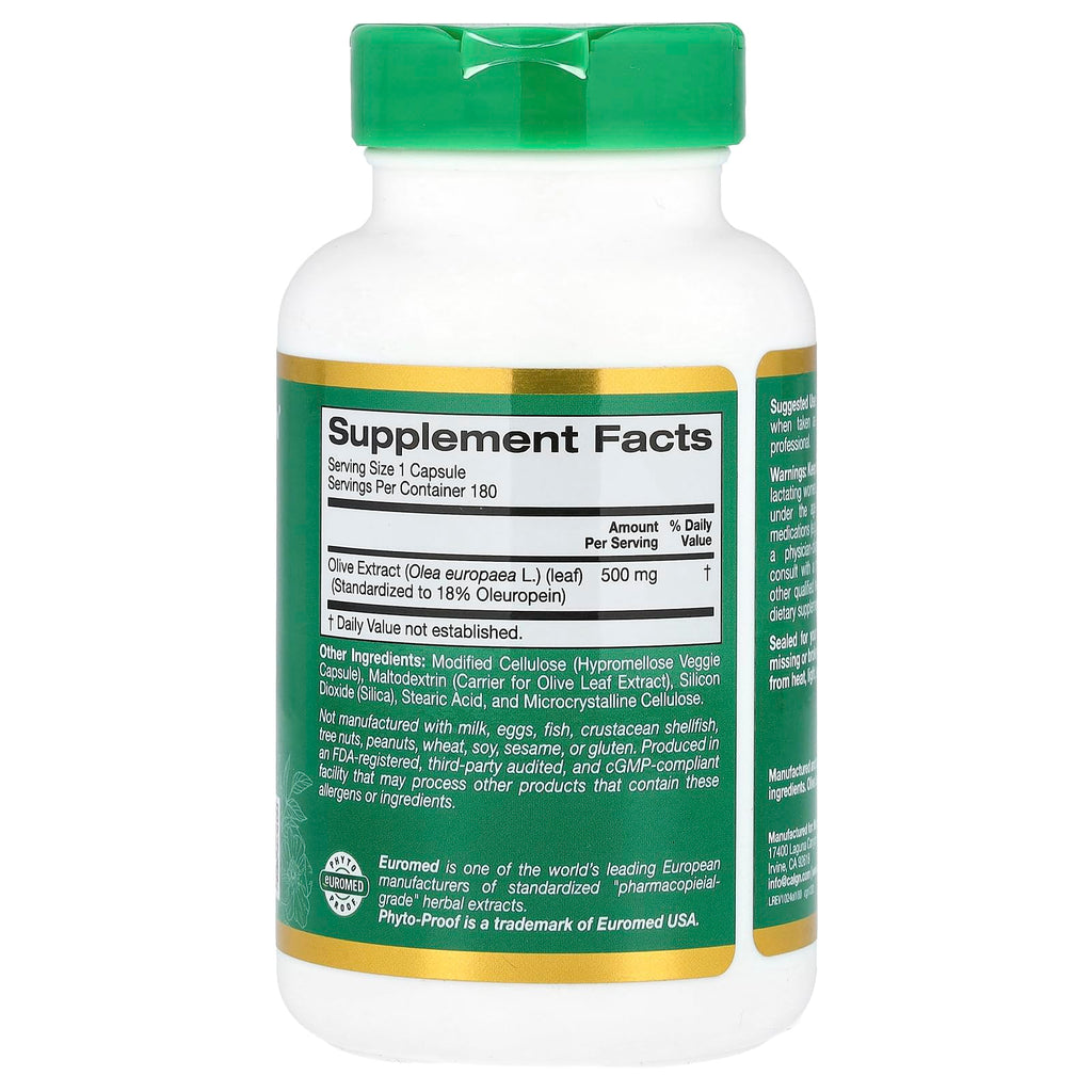 natural olive leaf supplement Canada