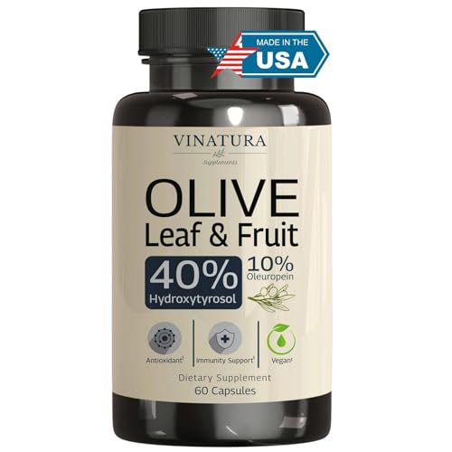natural olive leaf supplement capsules