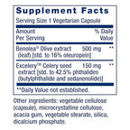 natural olive leaf supplement capsules