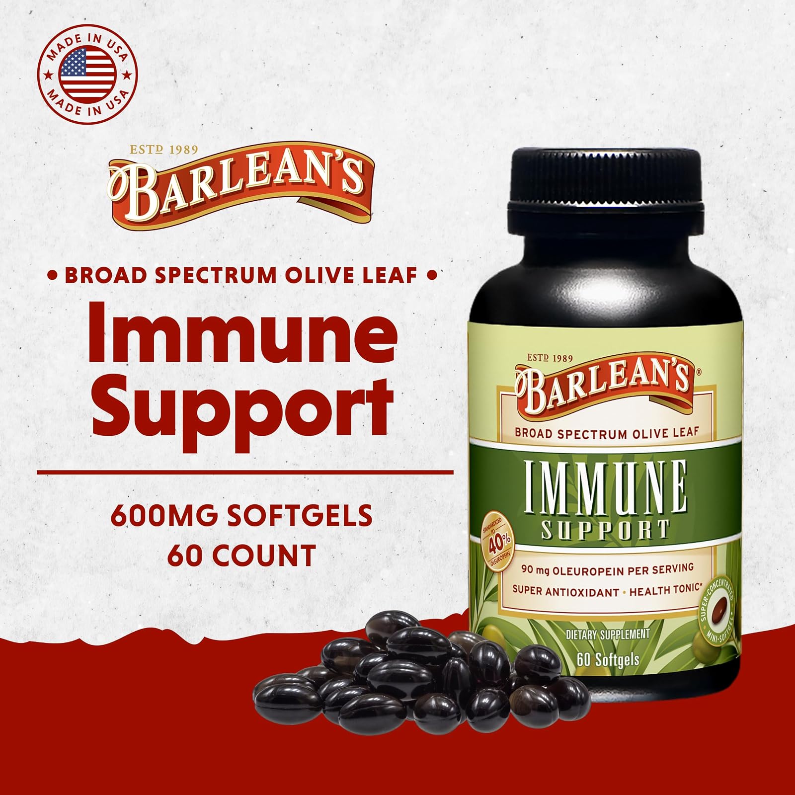 natural olive leaf supplement for immunity