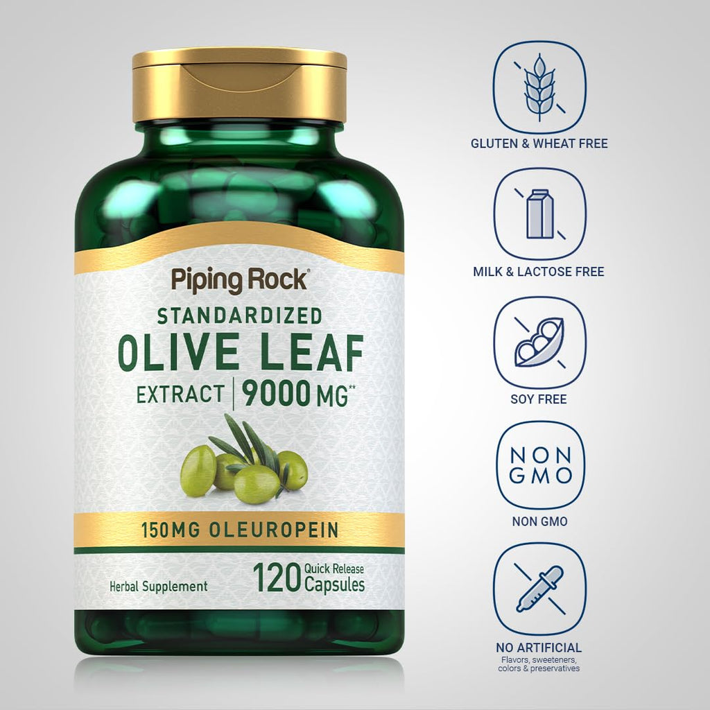 natural olive leaf supplement for wellness