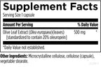 natural olive leaf supplement