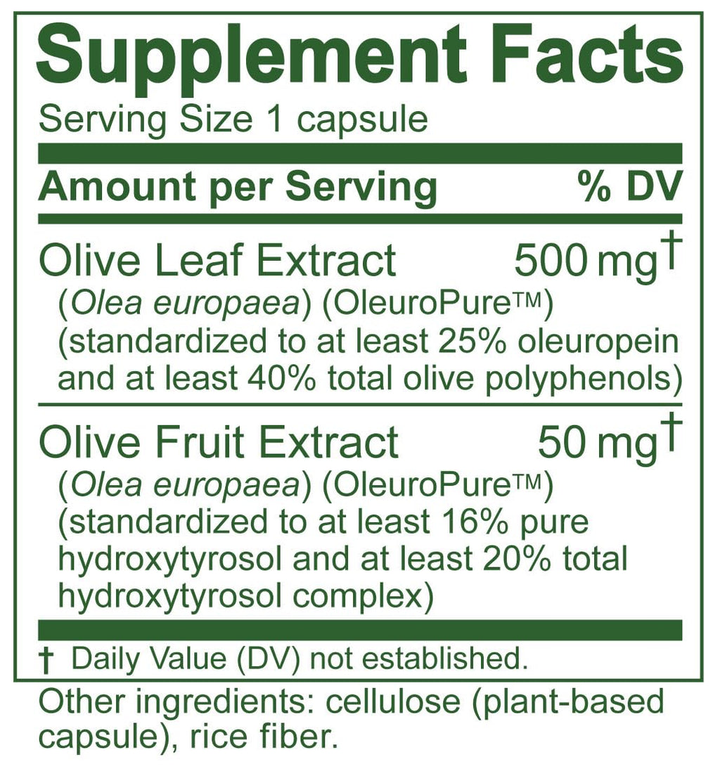 natural olive leaf supplement