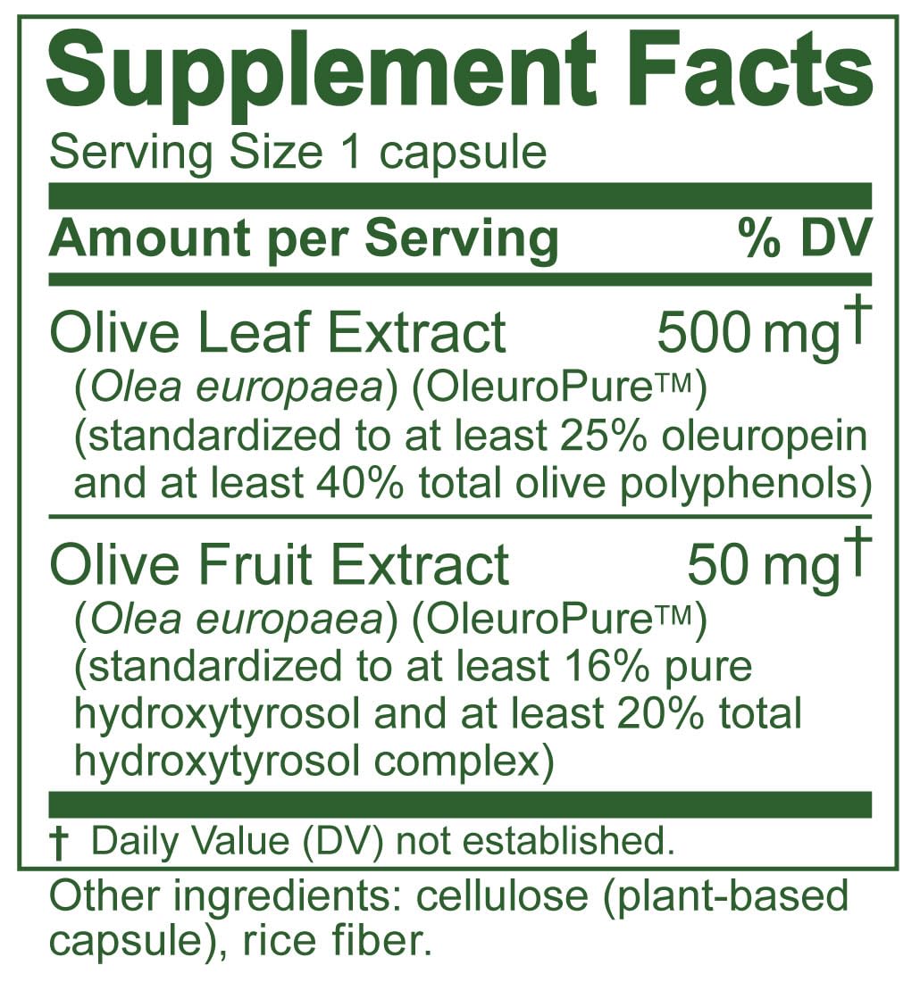 natural olive leaf supplement