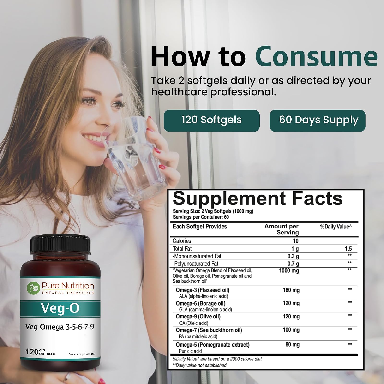 Natural Omega 3-6-9 for skin health
