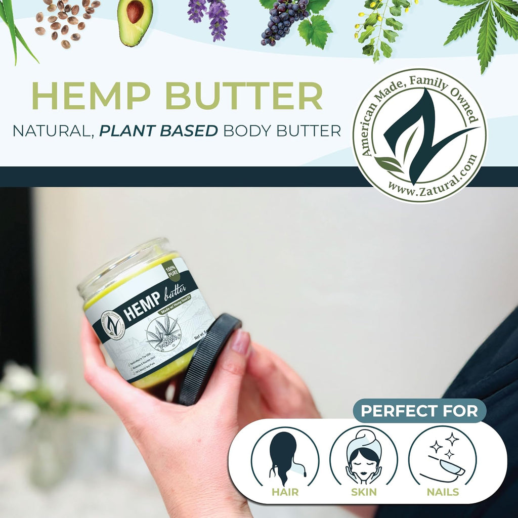 Natural Omega 3-6-9 hemp butter