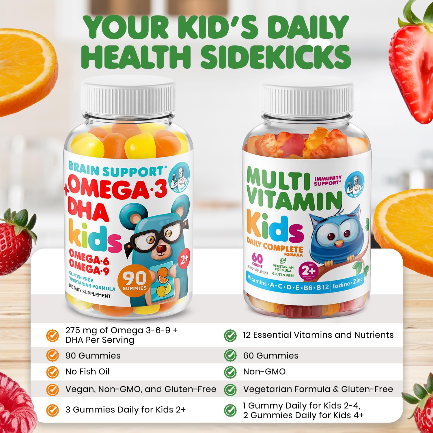 Natural Omega 3 gummies for daily wellness