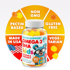 natural Omega 3 gummies for families
