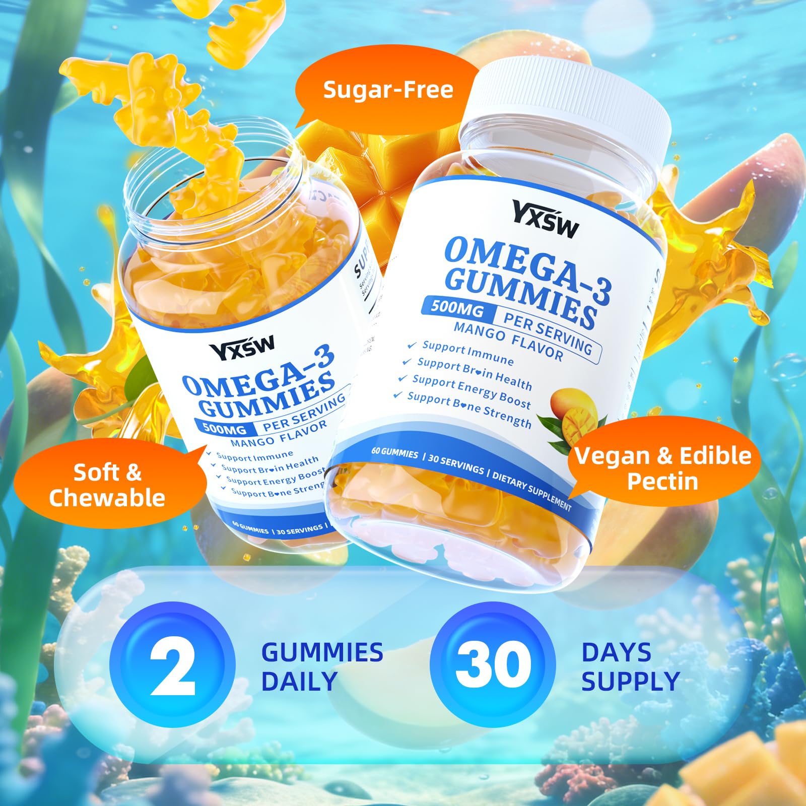 natural omega-3 gummies for overall vitality