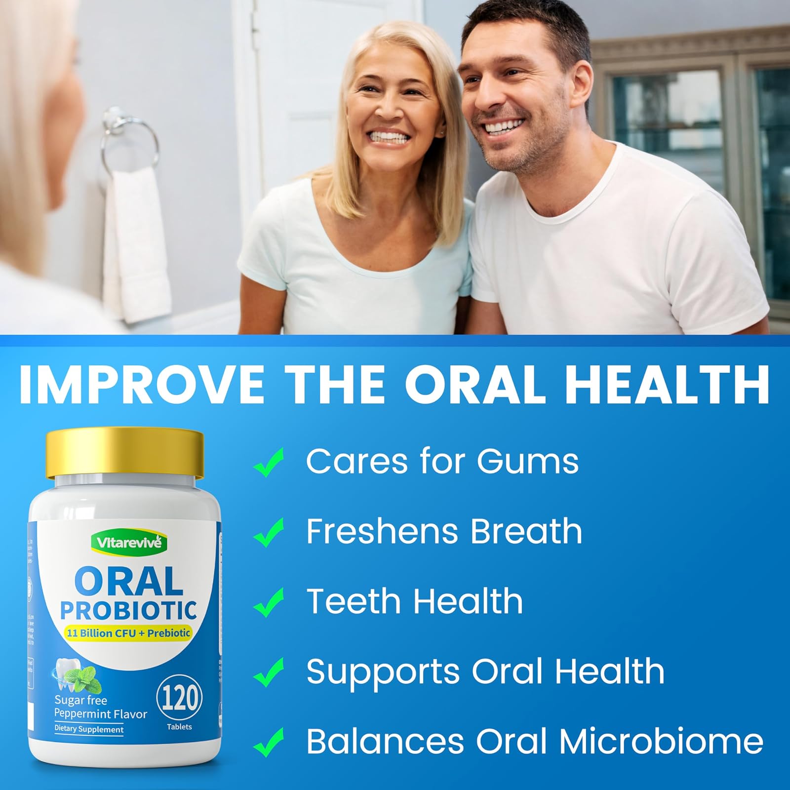 Natural oral health support lozenges