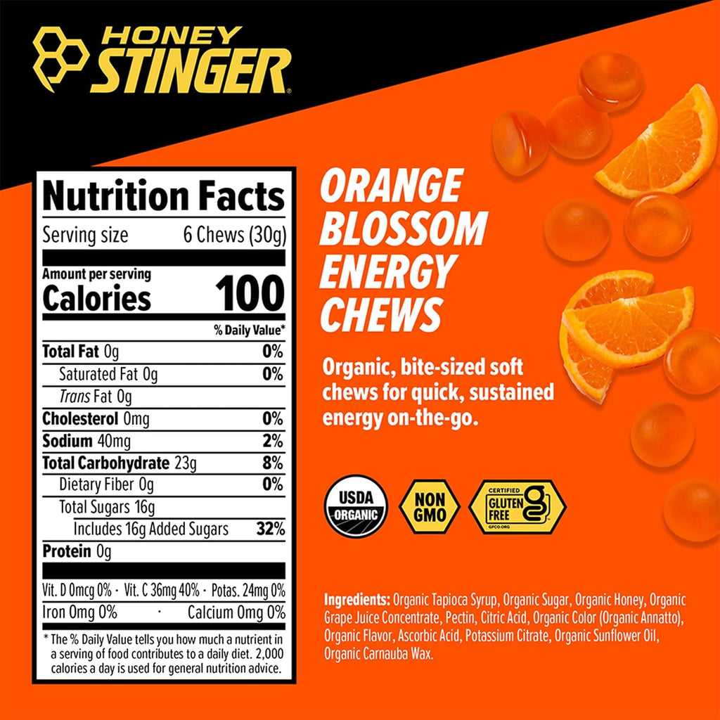 natural orange blossom energy snacks