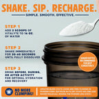 Natural orange flavour electrolyte drink