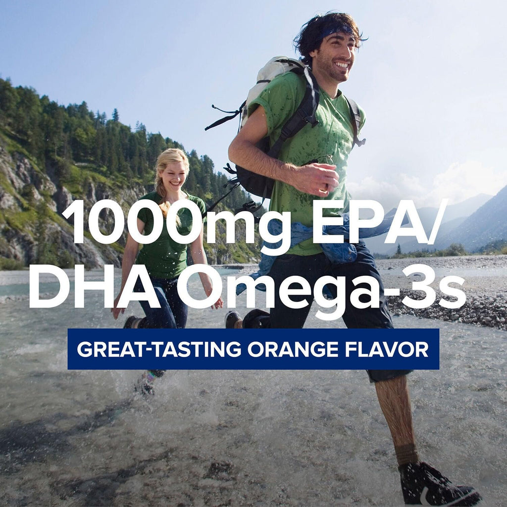natural orange flavour fish oil supplement