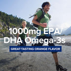 natural orange flavour fish oil supplement