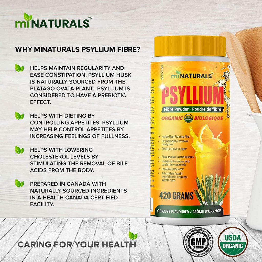 natural orange flavour psyllium husk