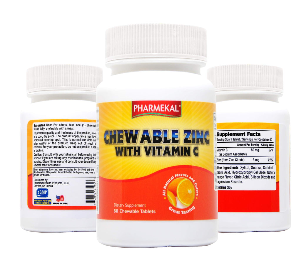 natural orange flavour zinc tablets