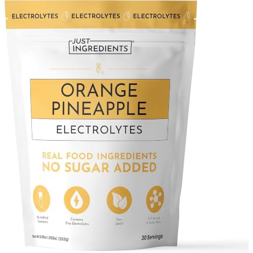 natural orange pineapple electrolytes