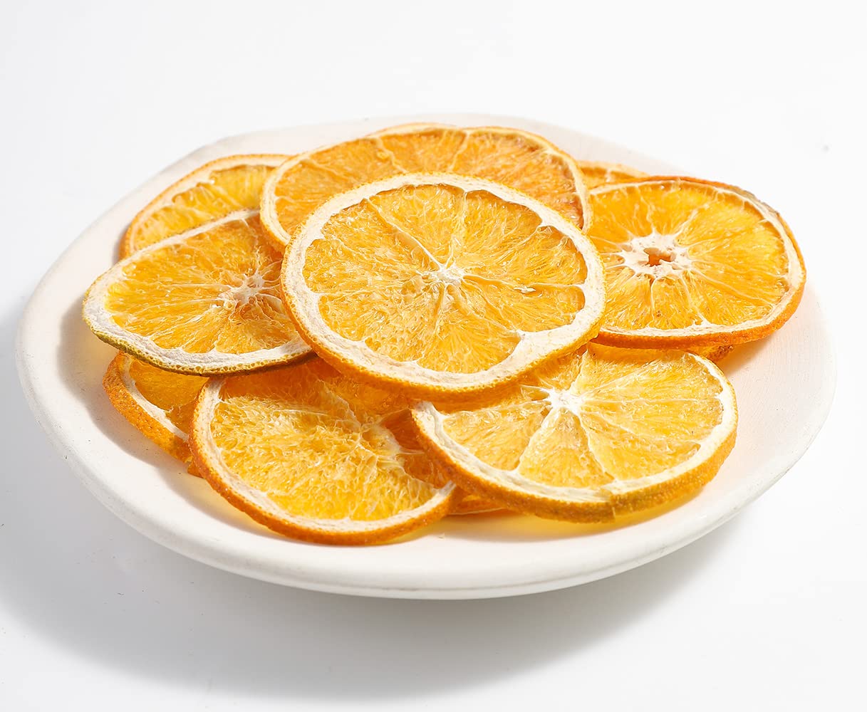 natural orange slices for tea infusion