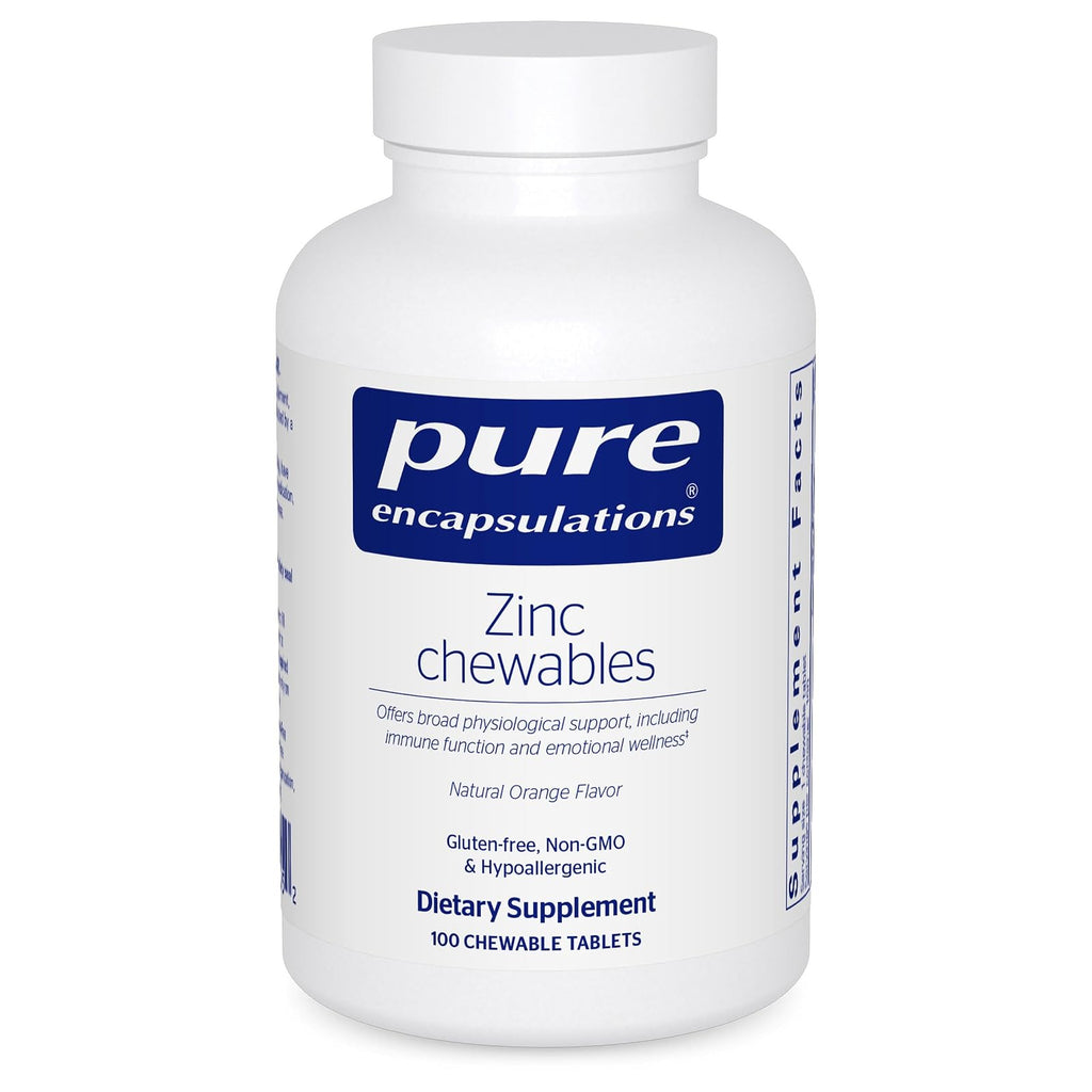 natural orange zinc chewables
