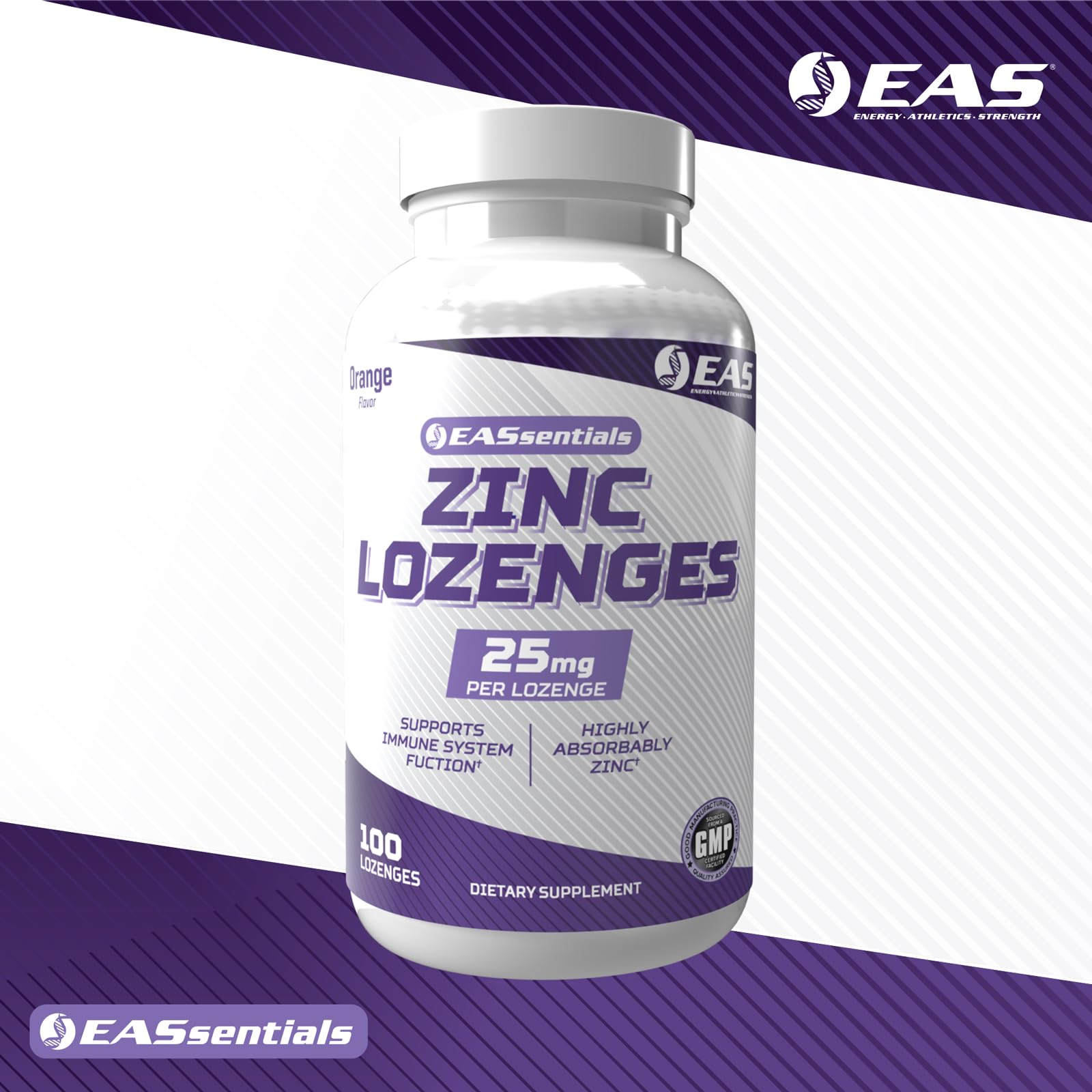 natural orange zinc lozenges for wellness