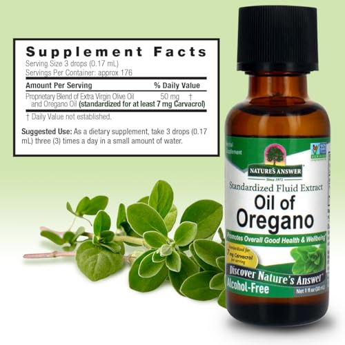 natural oregano leaf supplement