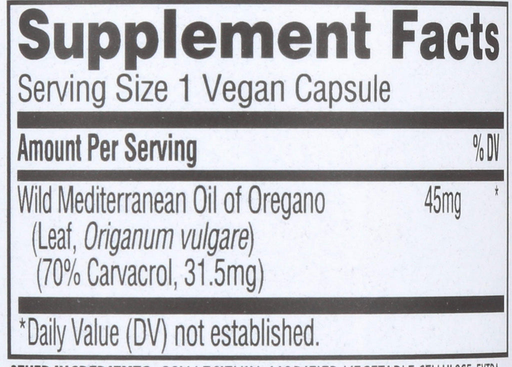 natural oregano oil for health