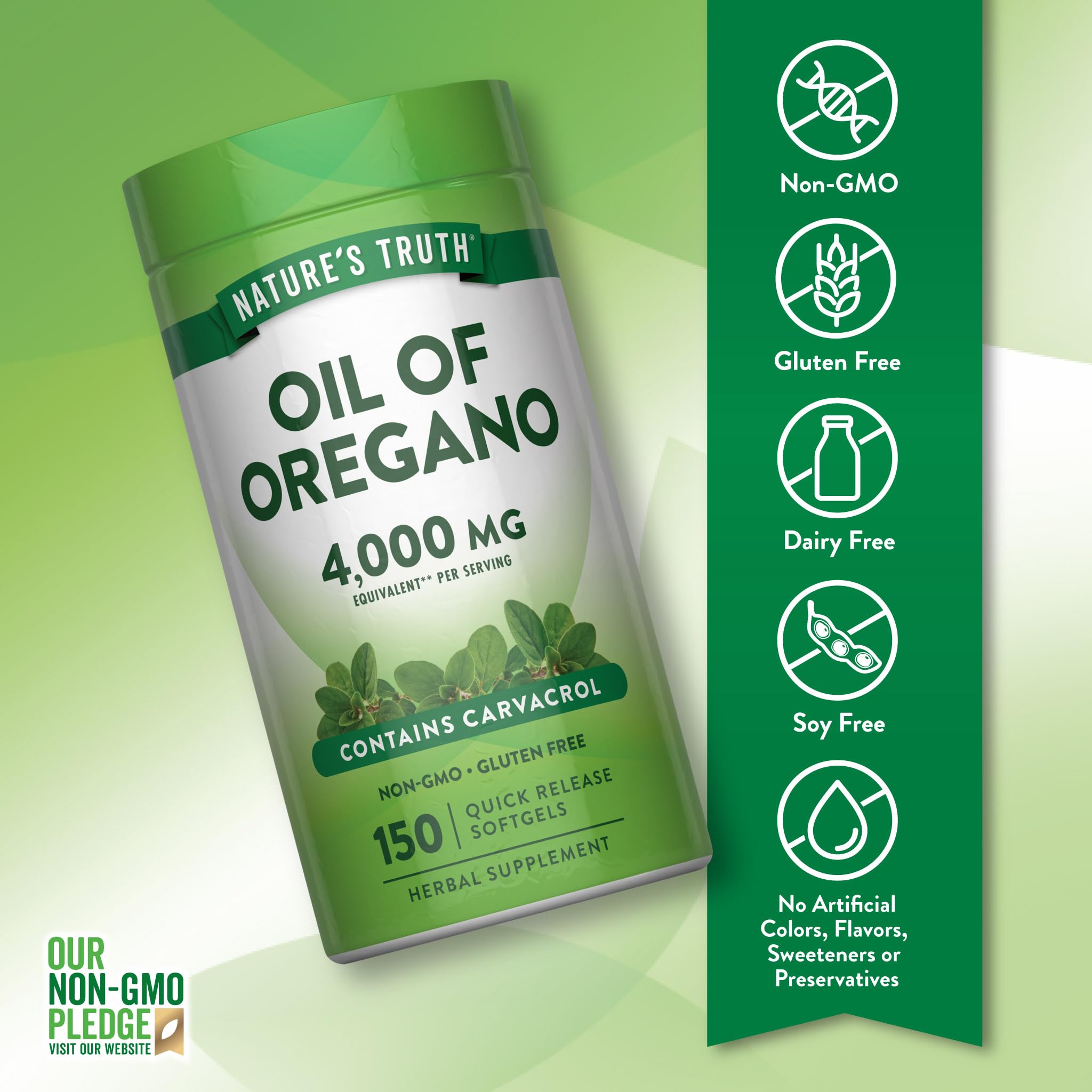 Natural oregano oil for health