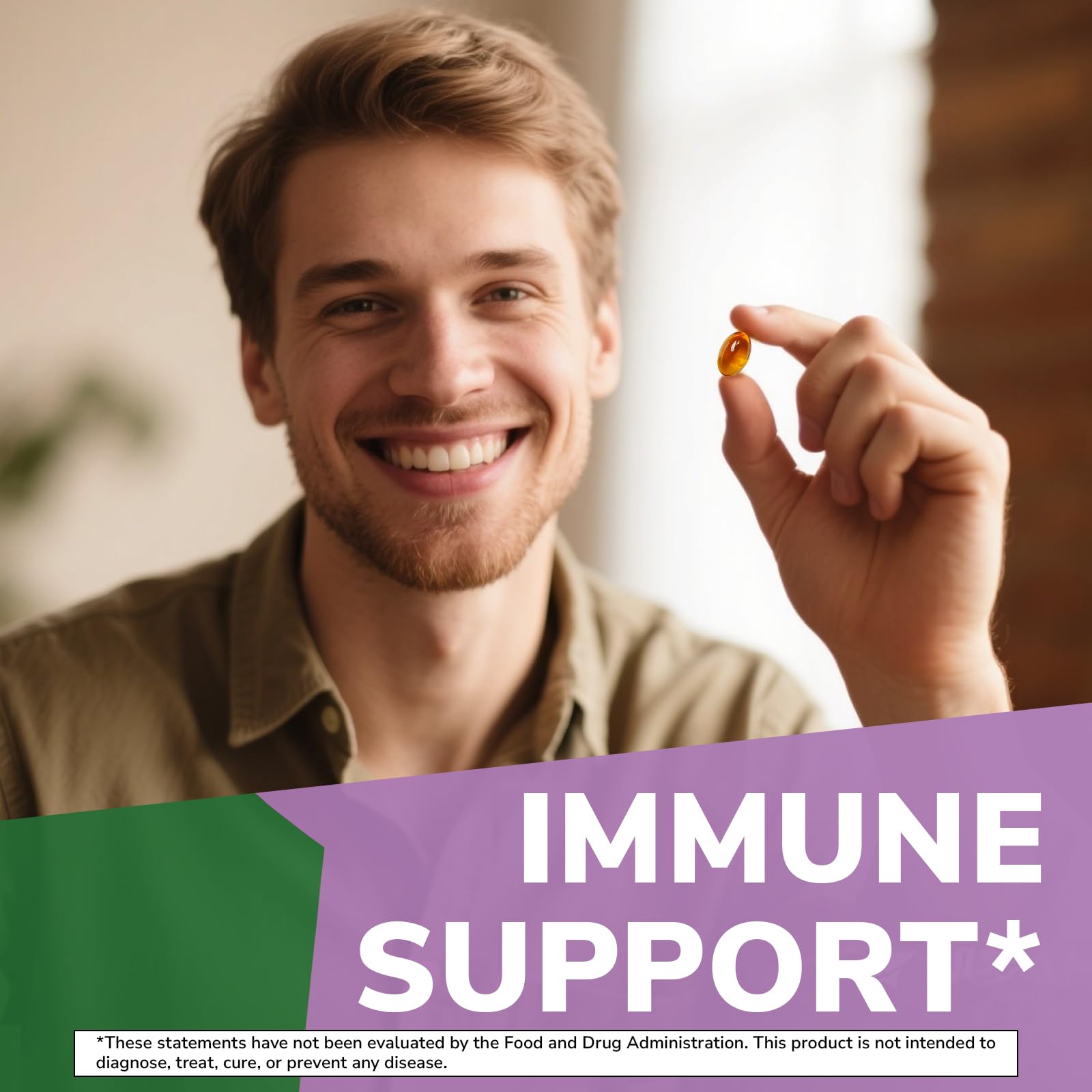 Natural oregano oil softgels for vitality