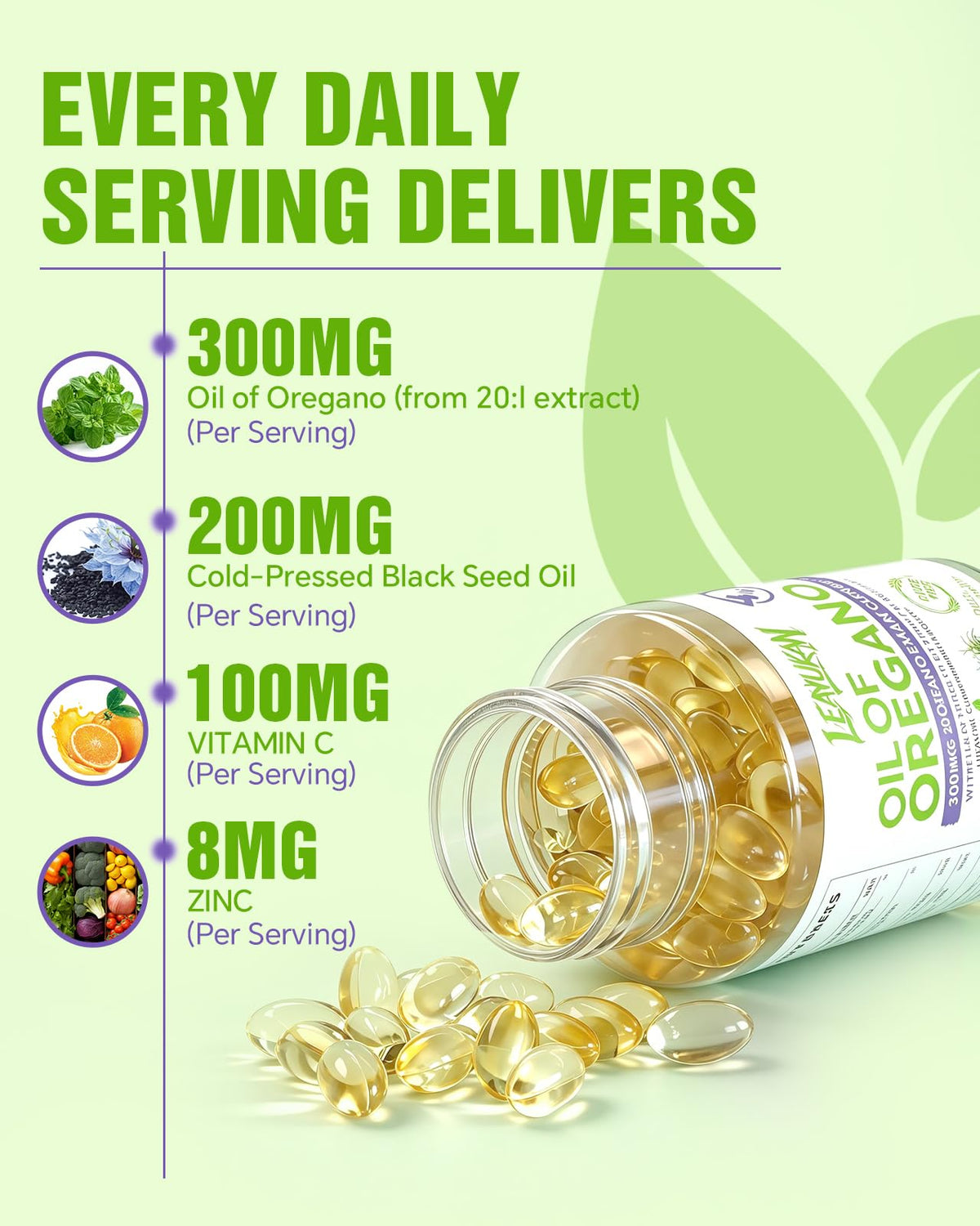 Natural oregano oil supplement benefits
