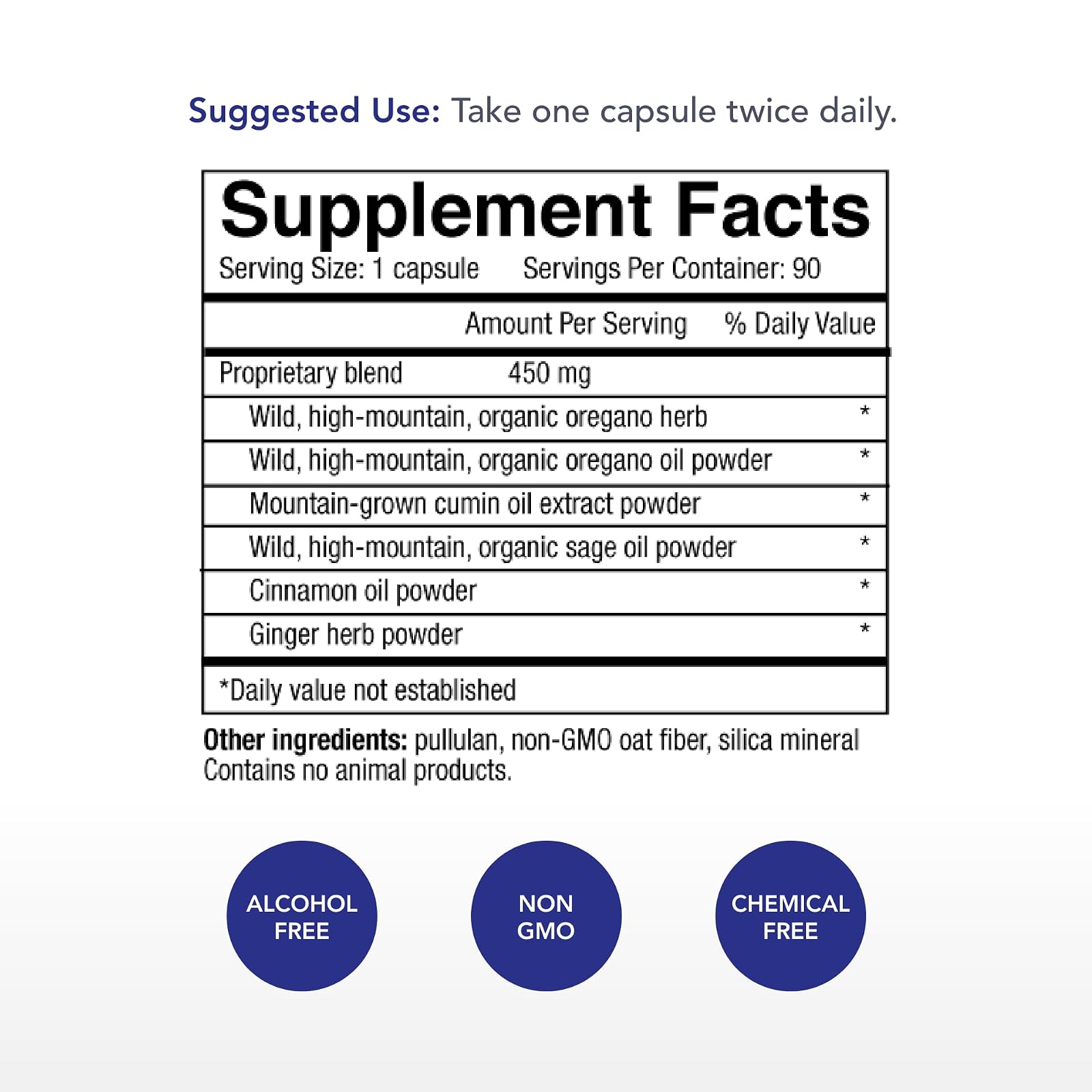 natural oregano oil supplement
