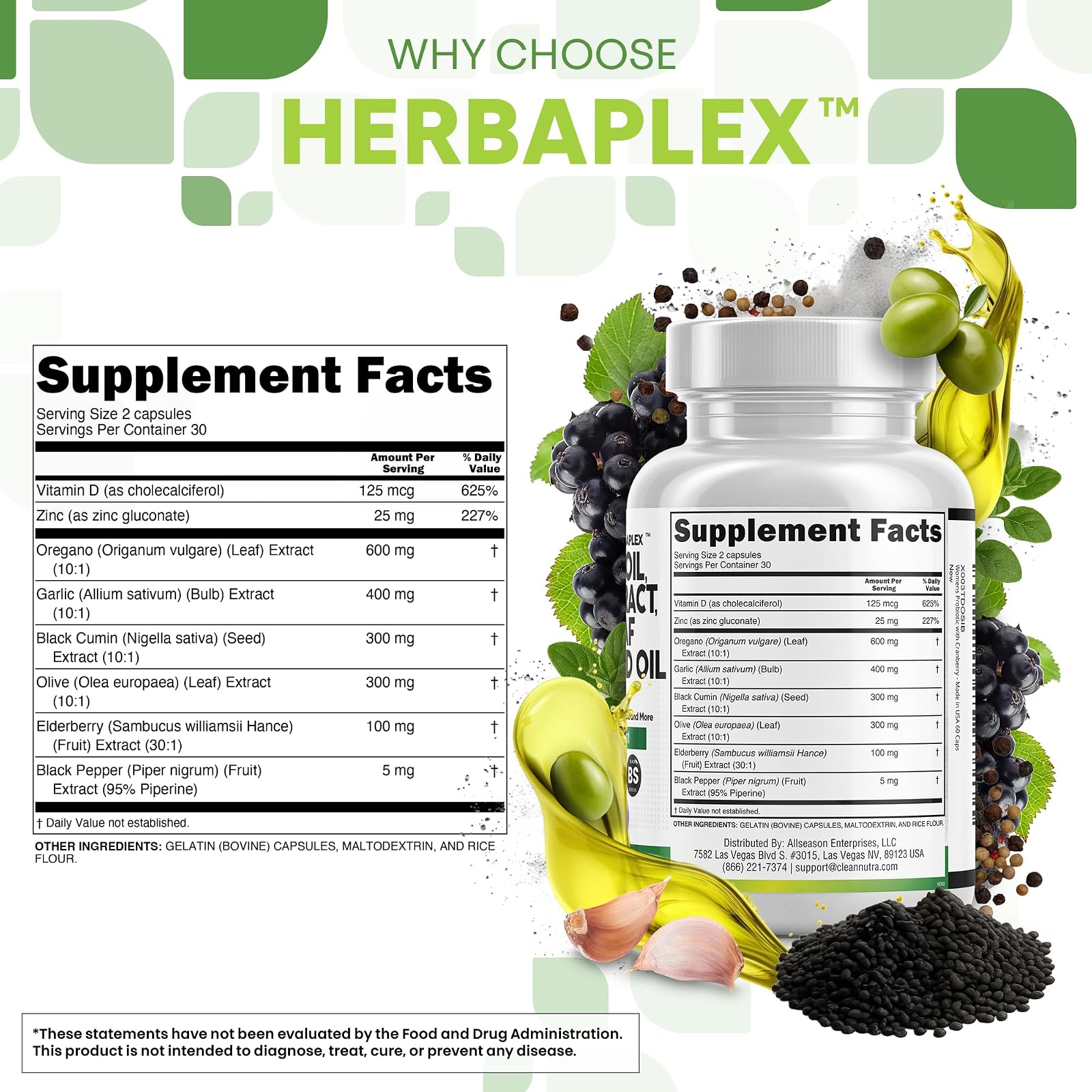 natural oregano oil supplement