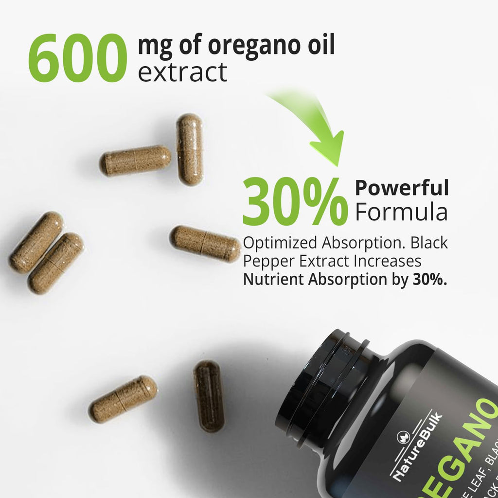 Natural oregano oil with garlic benefits