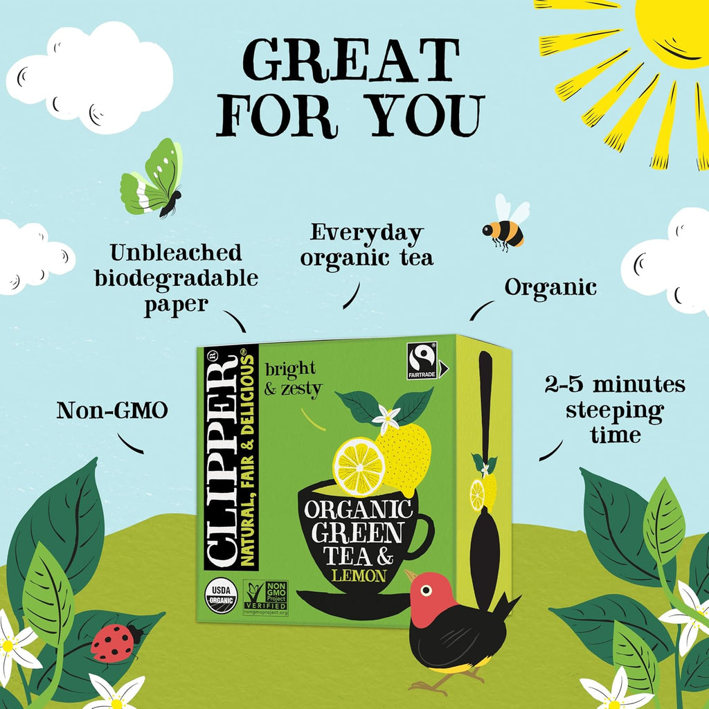 natural organic green tea flavour