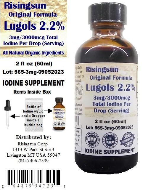 natural organic iodine drops for health