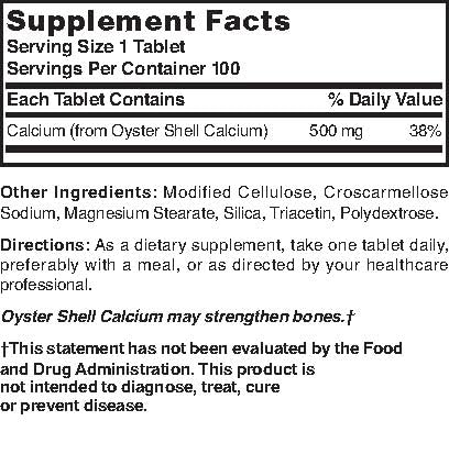natural oyster shell calcium for better absorption