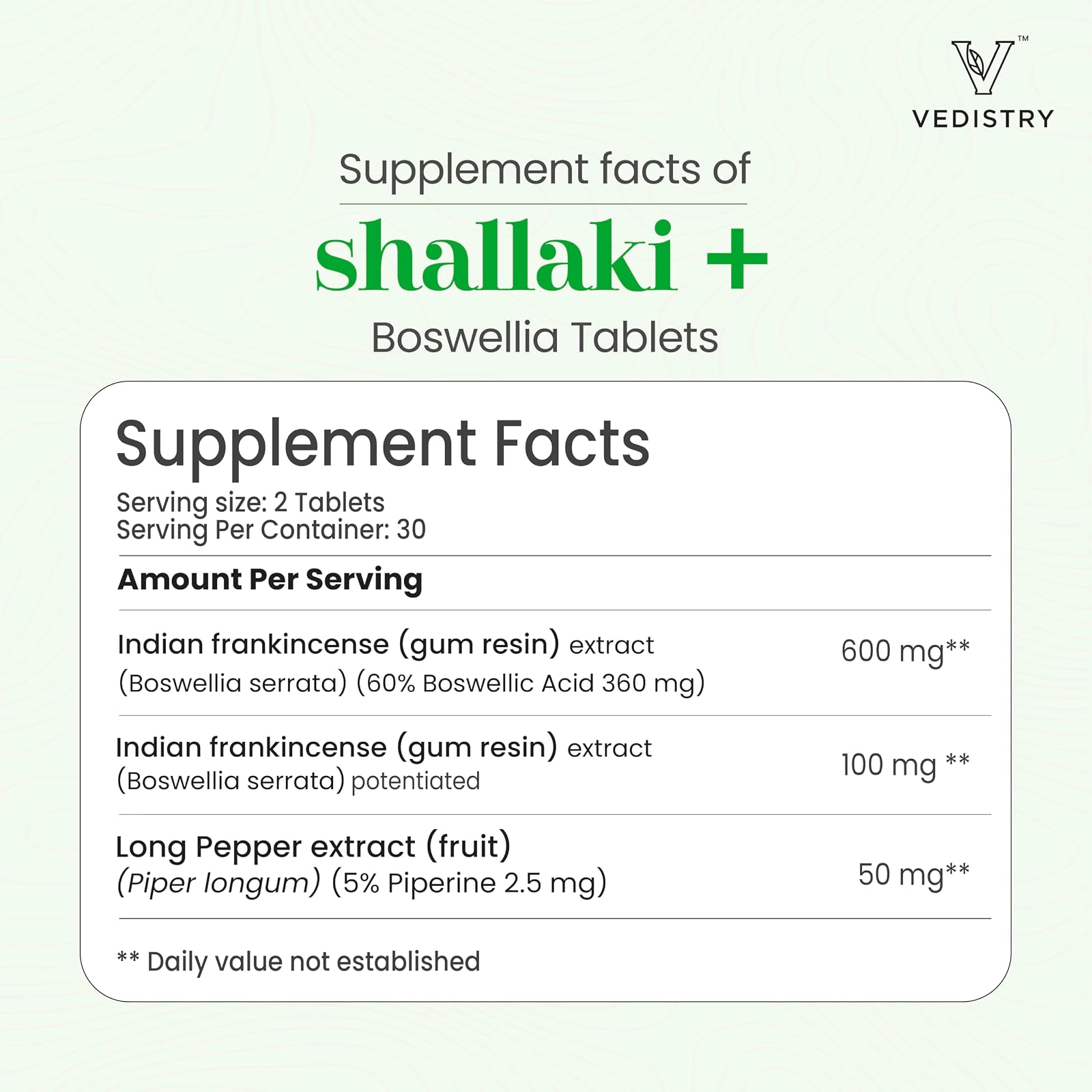 natural pain relief Boswellia tablets