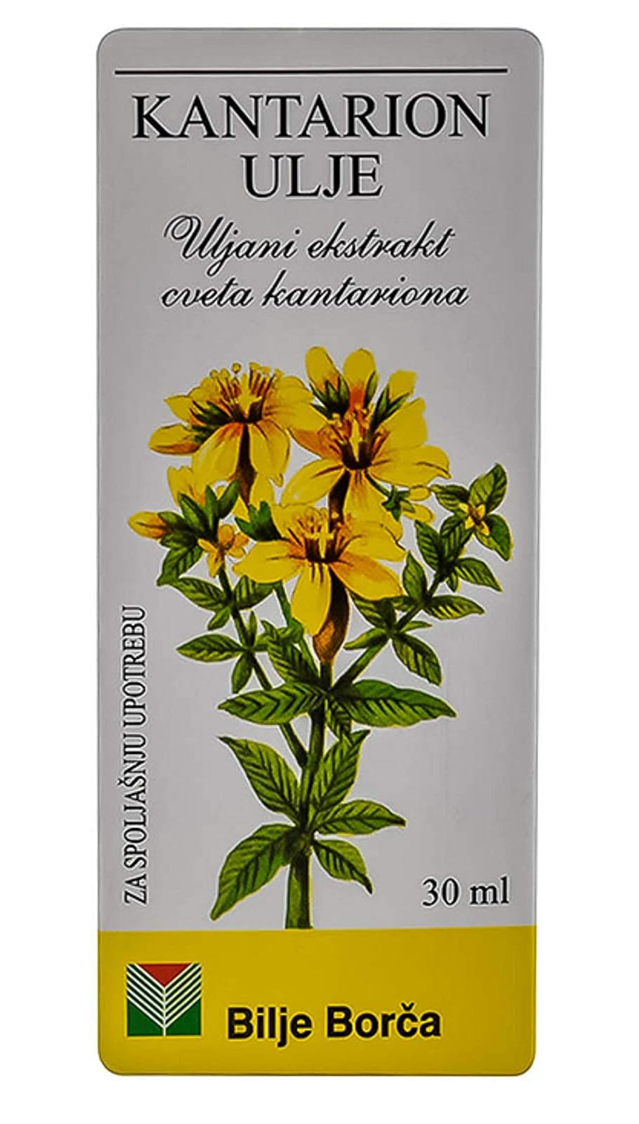 Natural pain relief St. John's Wort oil