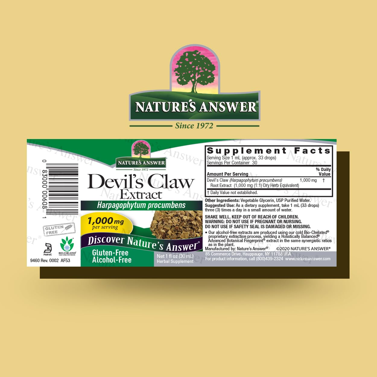 Natural pain relief with Devil's Claw
