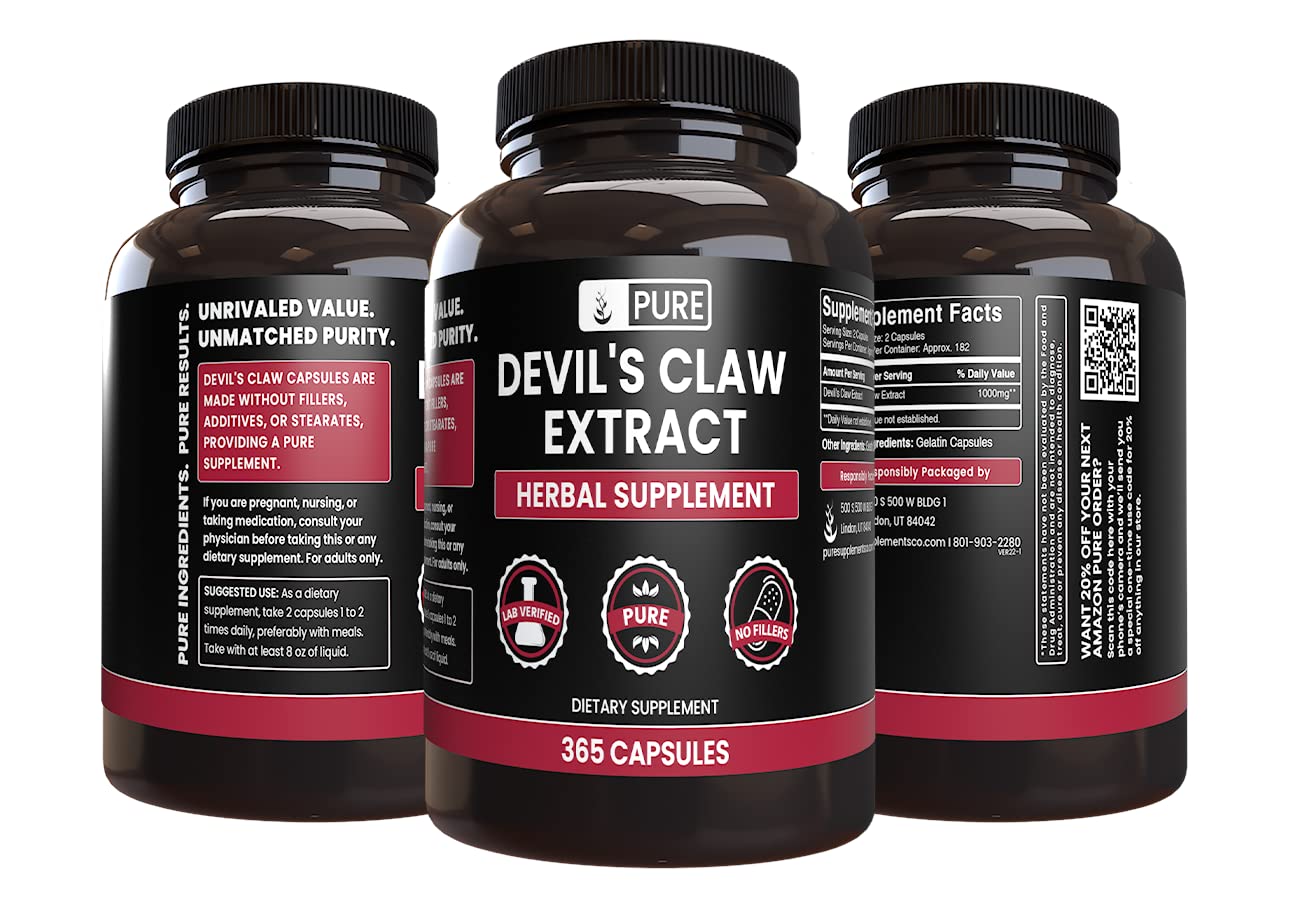 Natural pain relief with Devil's Claw